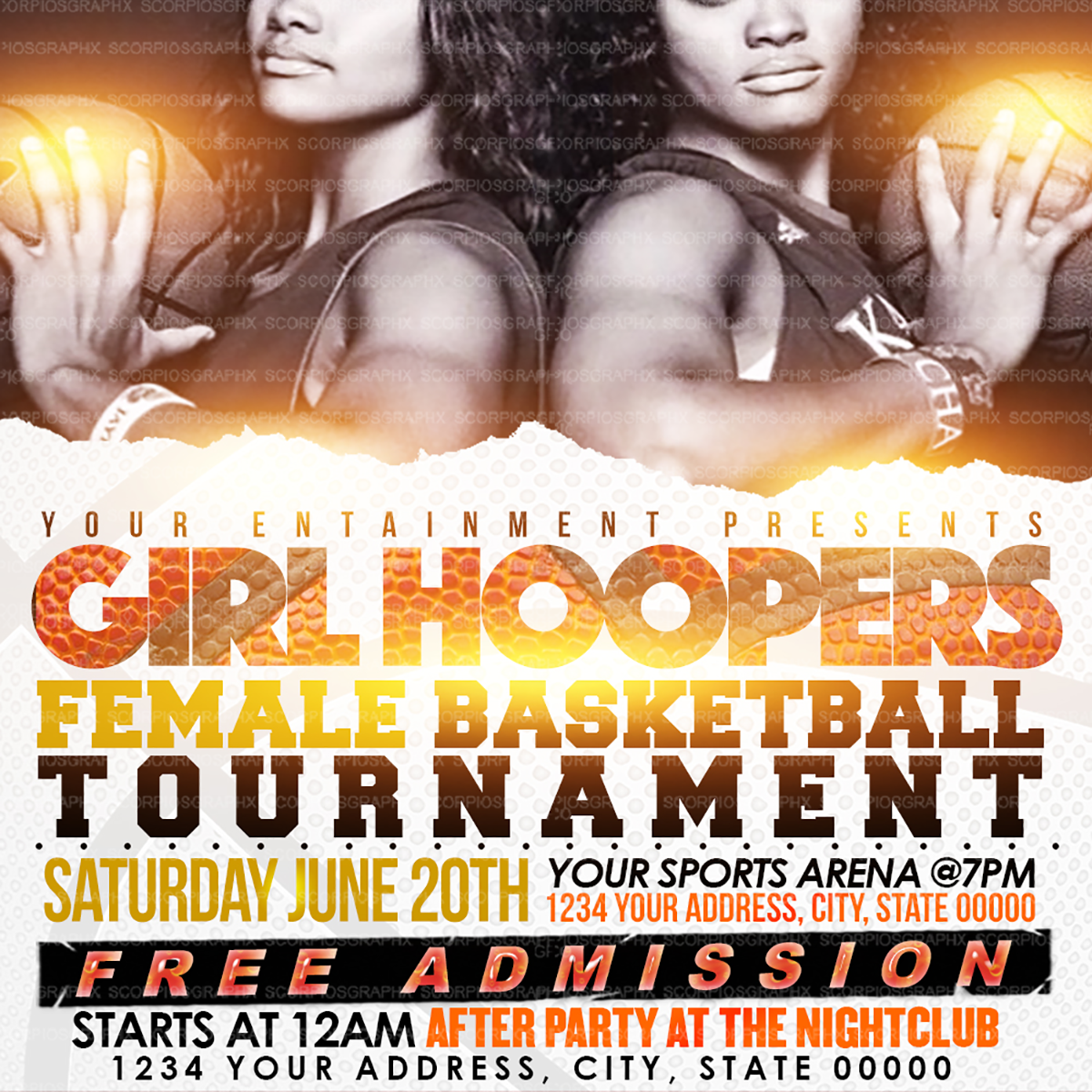 Womens Basketball Flyer – ScorpiosGraphx